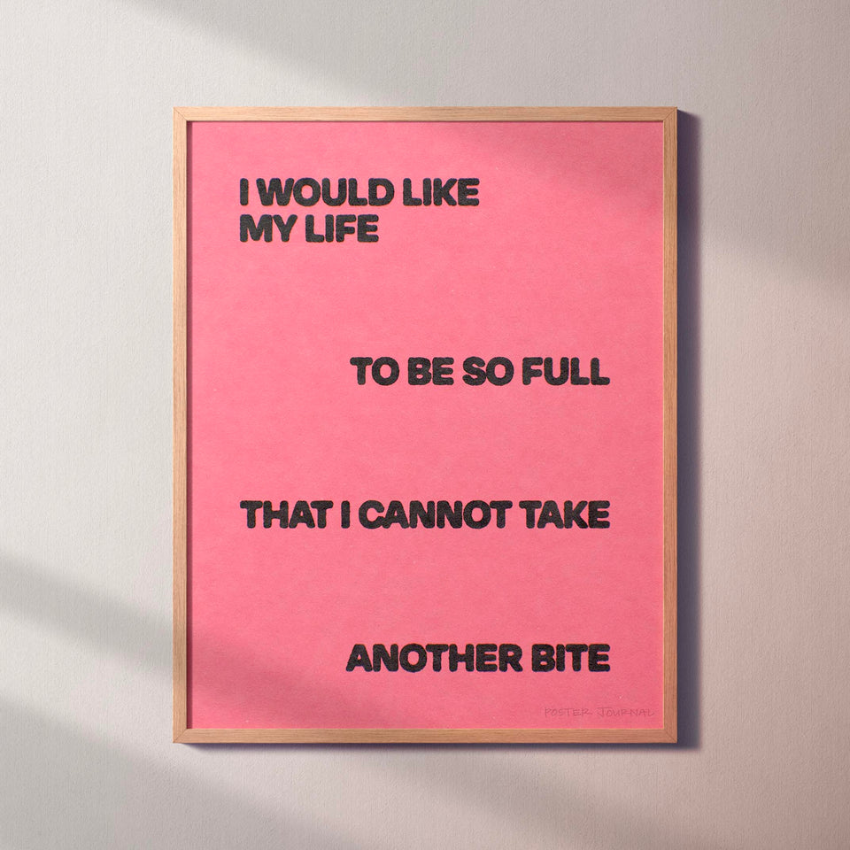 BITE PRINT – Poster Journal