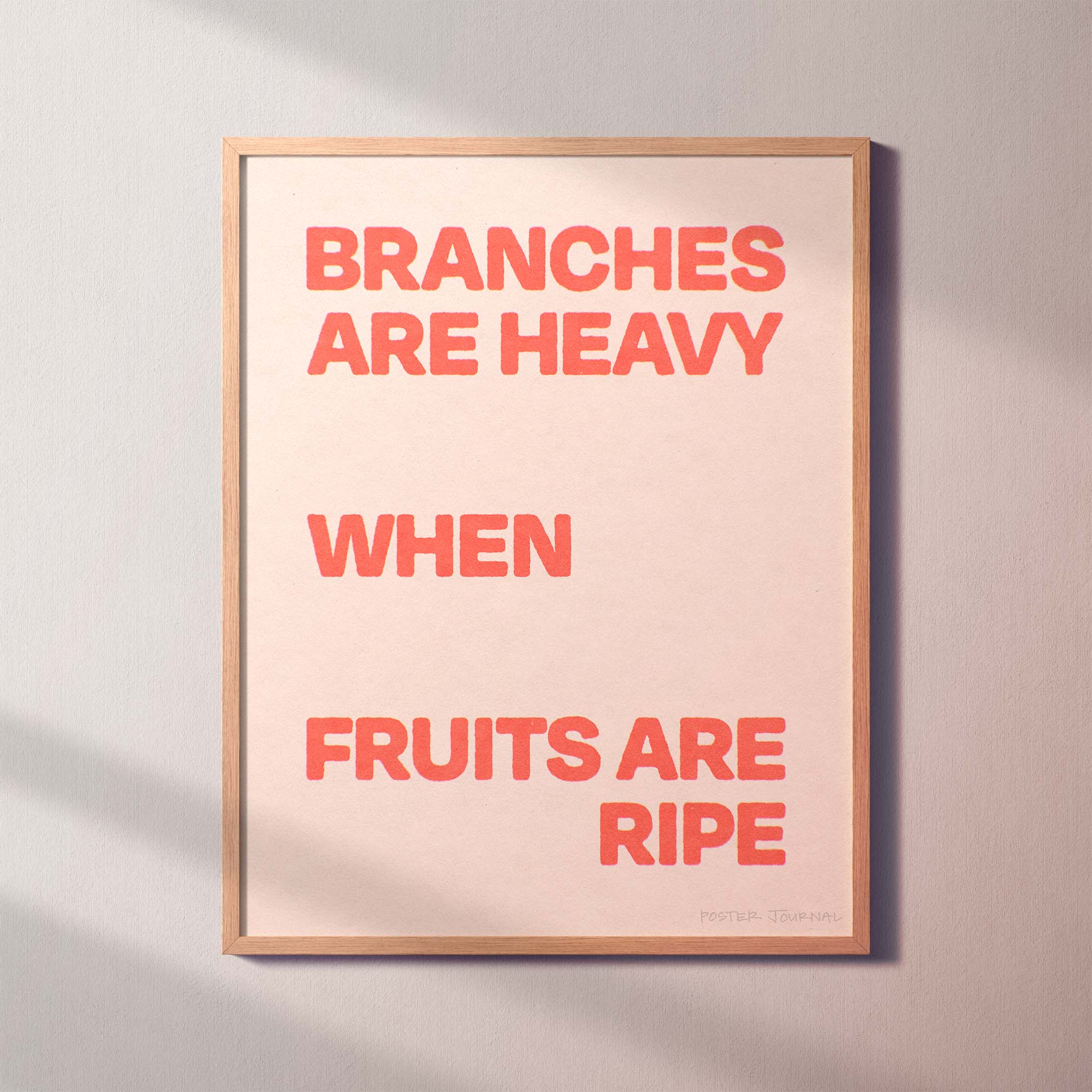 BRANCHES PRINT – Poster Journal