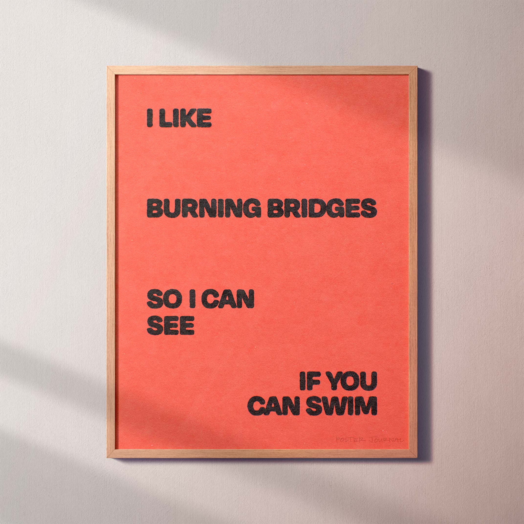BRIDGES PRINT – Poster Journal