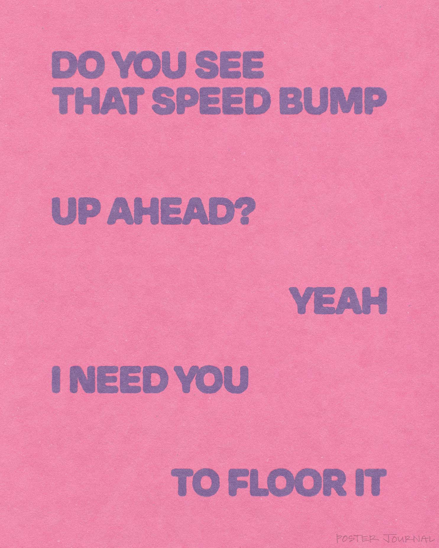 BUMP – Poster Journal