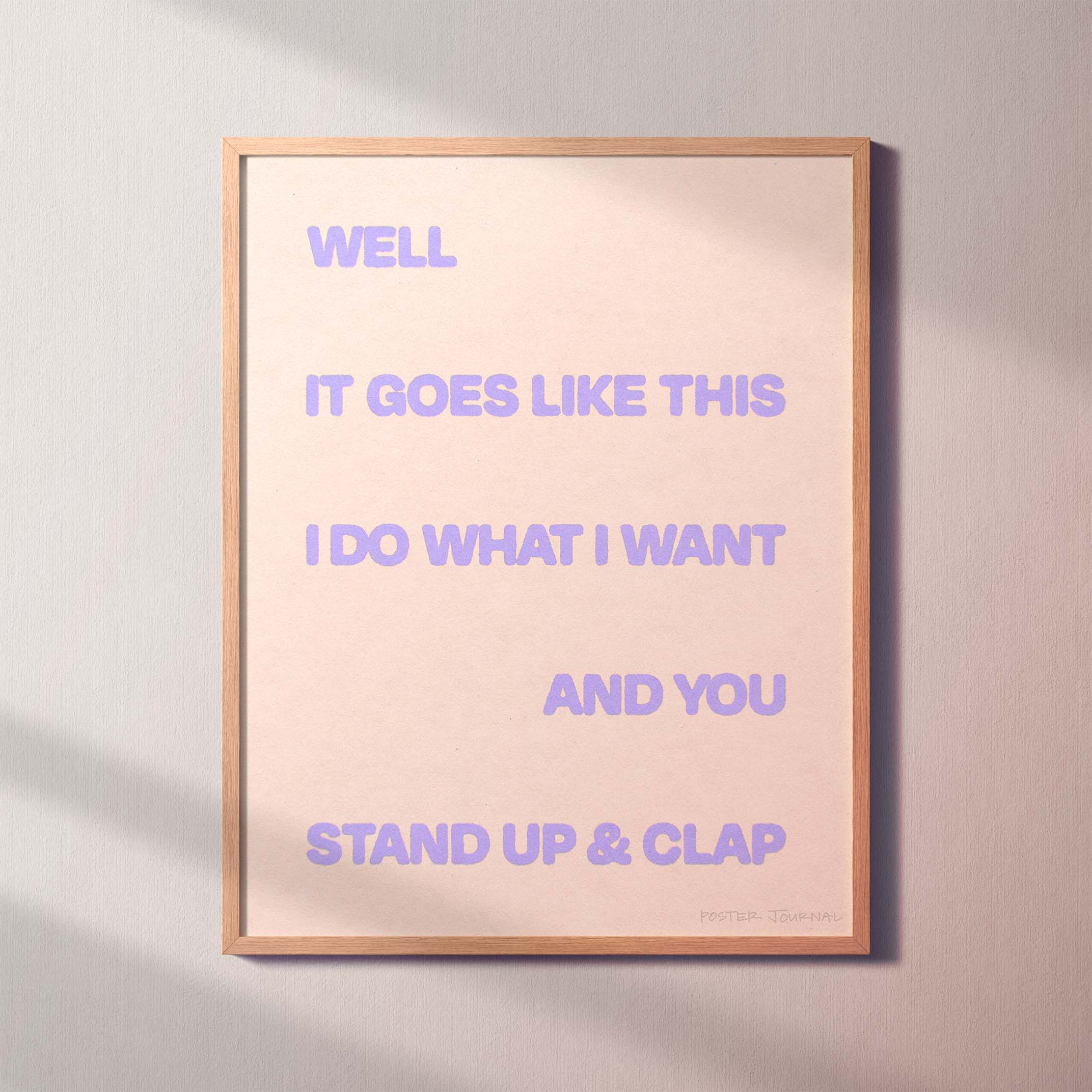 CLAP PRINT – Poster Journal