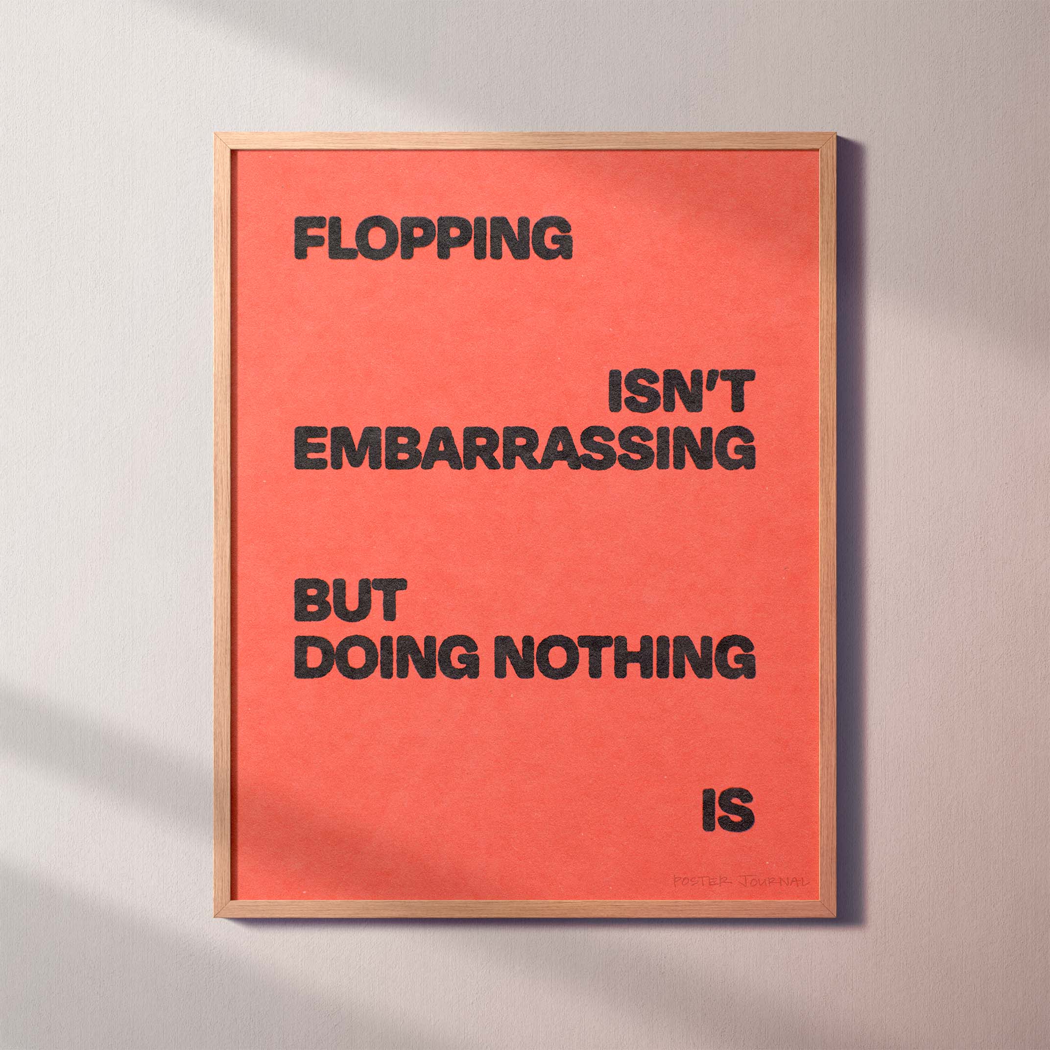 FLOPPING PRINT – Poster Journal