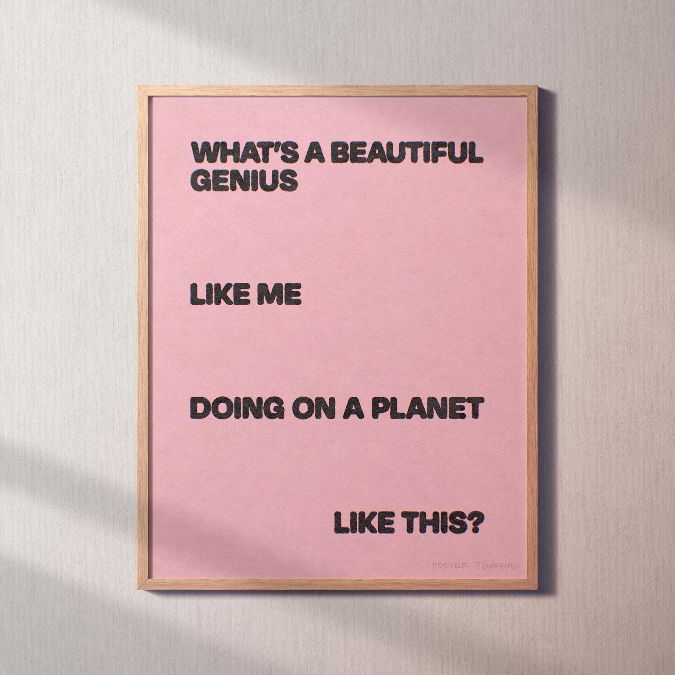 GENIUS PRINT – Poster Journal