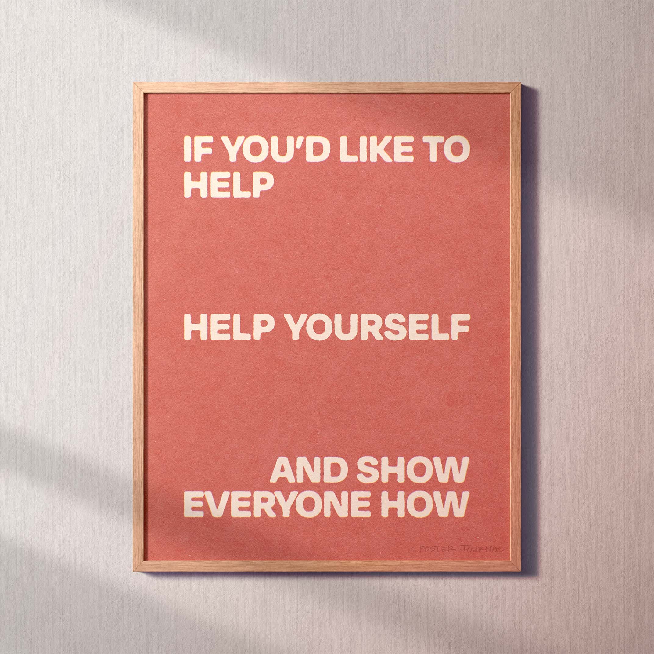 HELP PRINT – Poster Journal