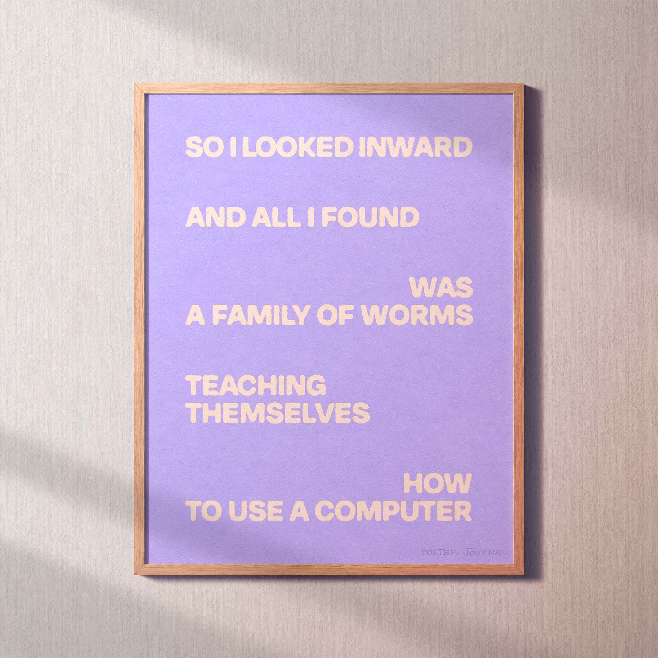 INWARD PRINT – Poster Journal