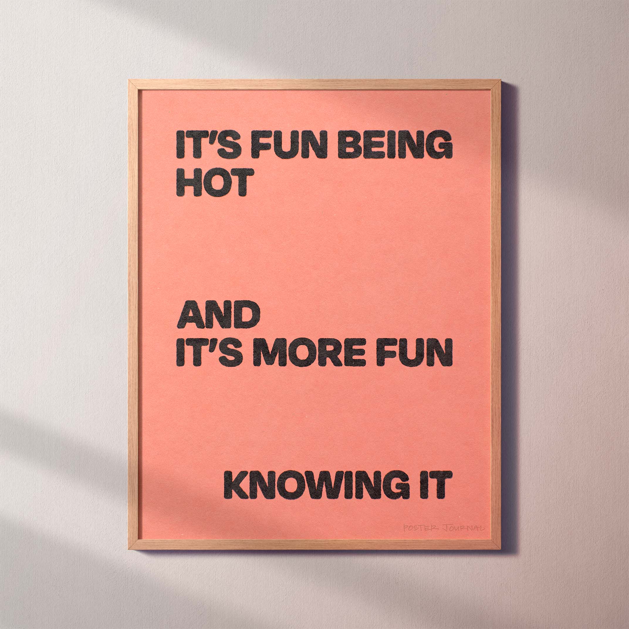 KNOWING PRINT – Poster Journal