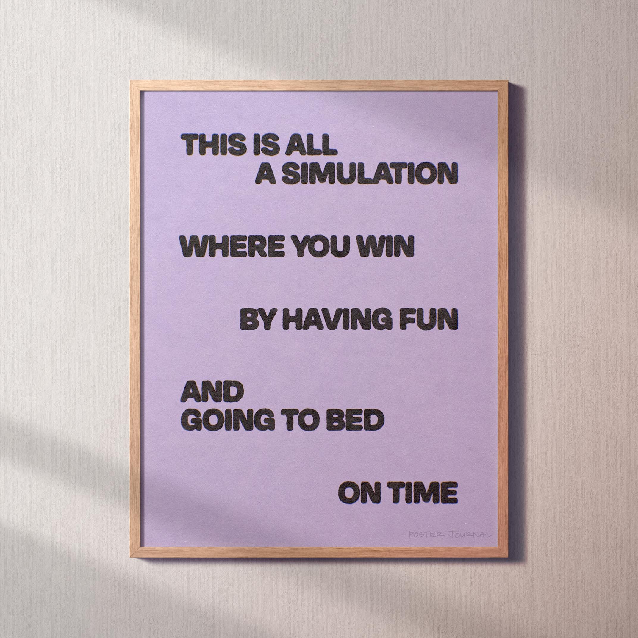 SIMULATION PRINT – Poster Journal