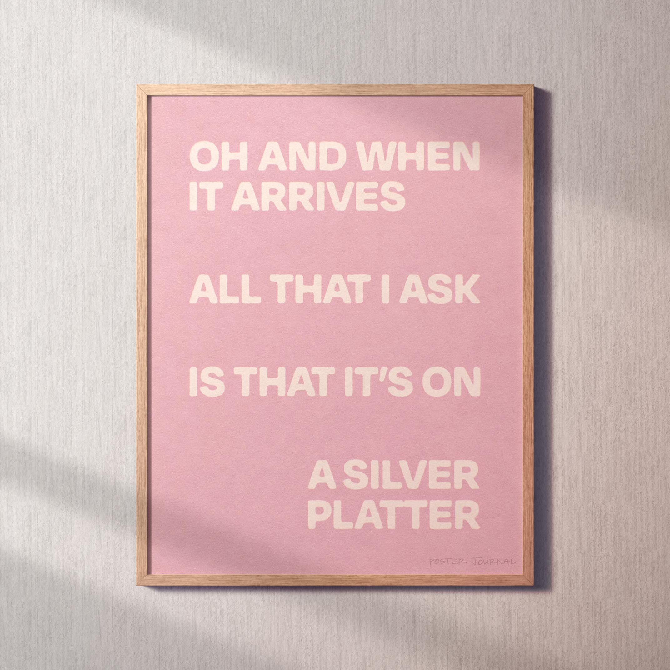 PLATTER PRINT – Poster Journal