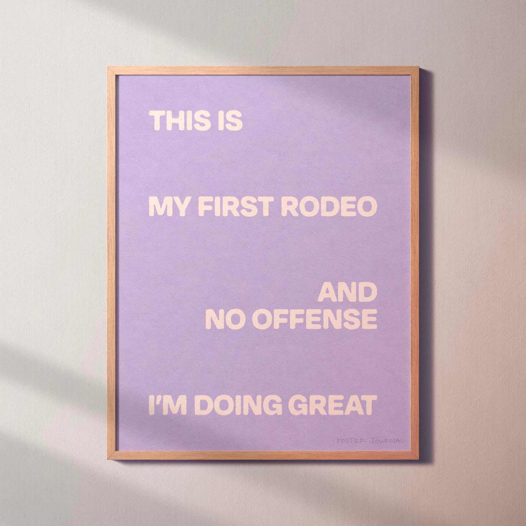RODEO PRINT – Poster Journal