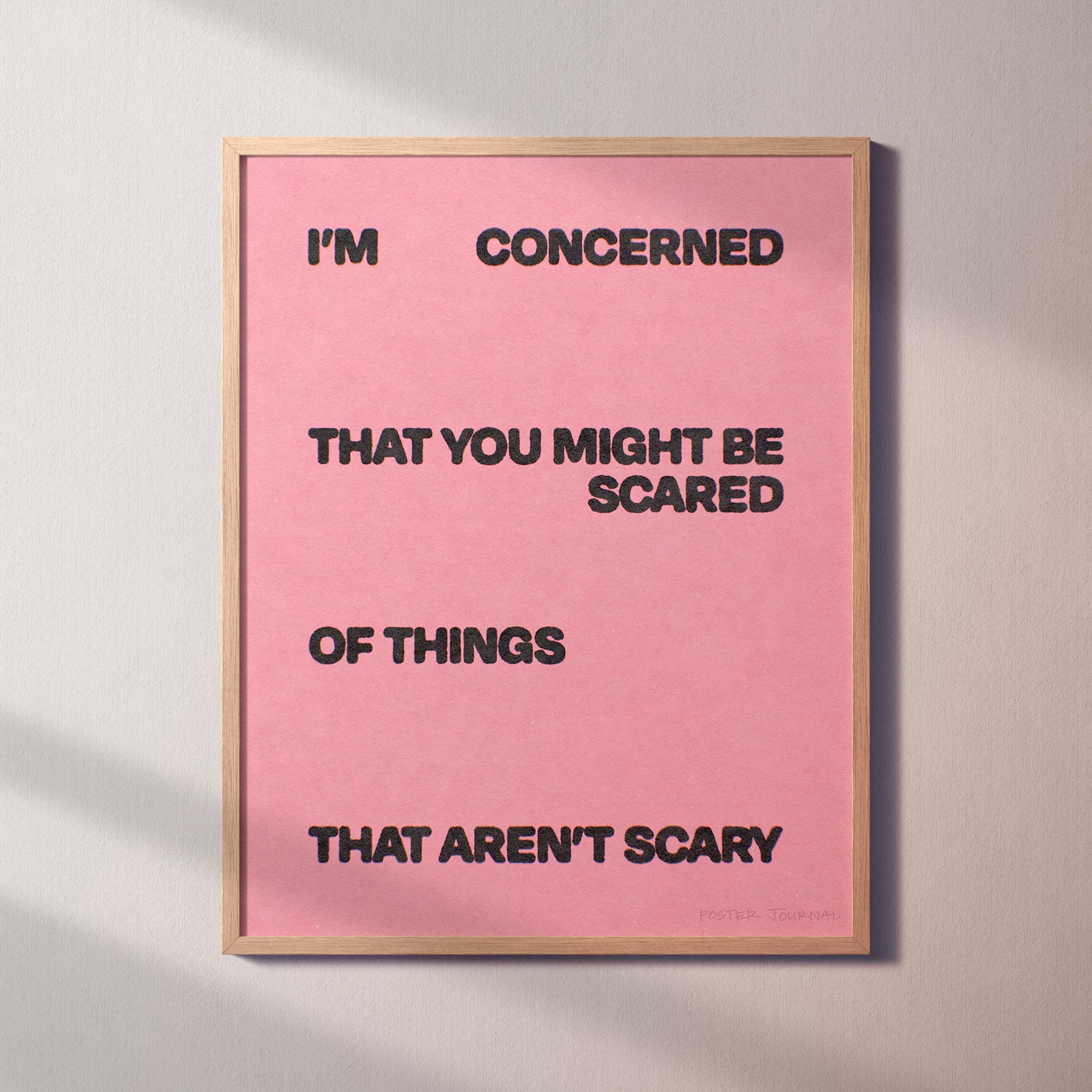 SCARY PRINT – Poster Journal