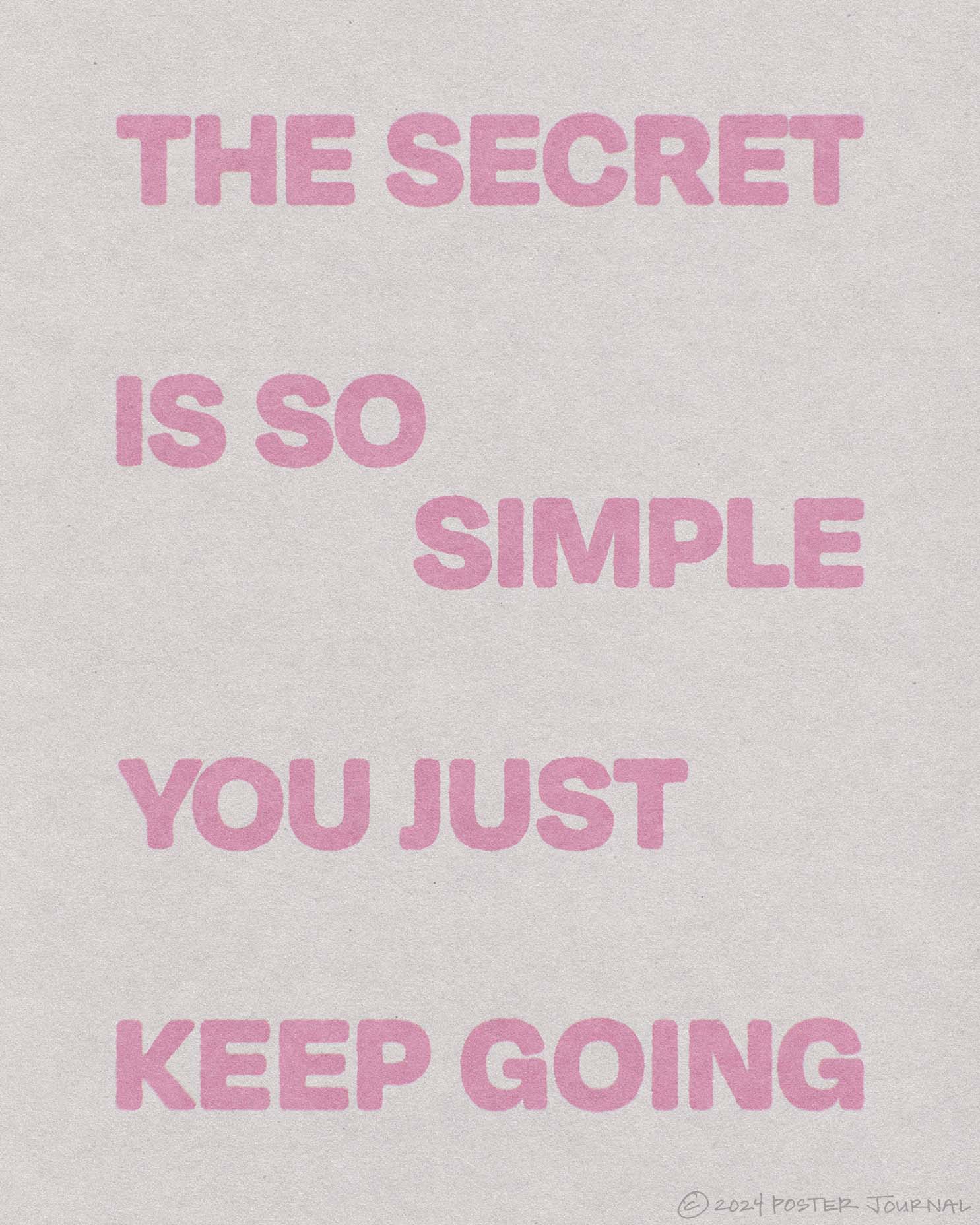 SECRET – Poster Journal