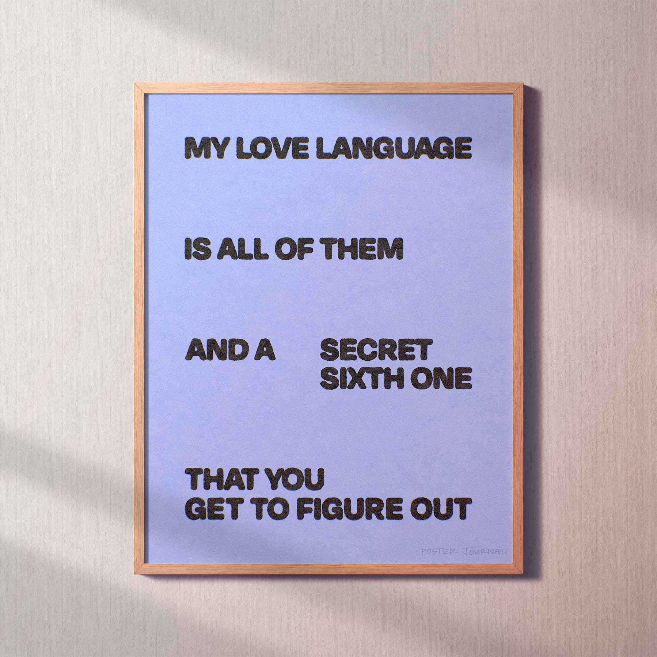 SIXTH PRINT – Poster Journal