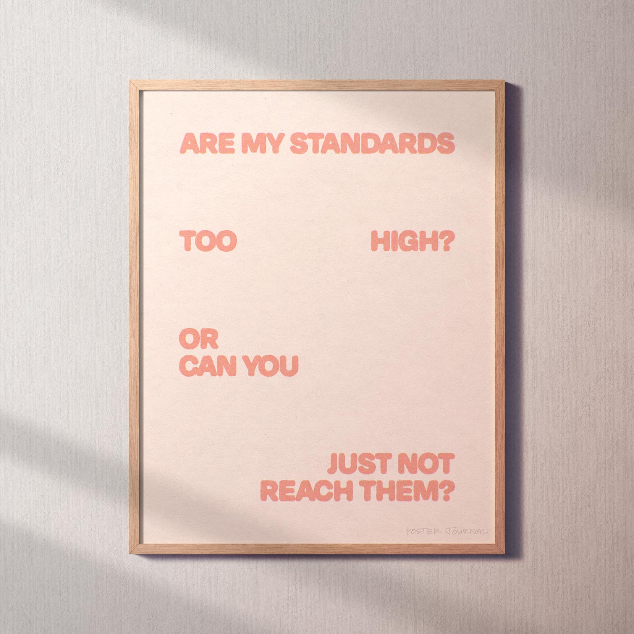 STANDARDS PRINT – Poster Journal