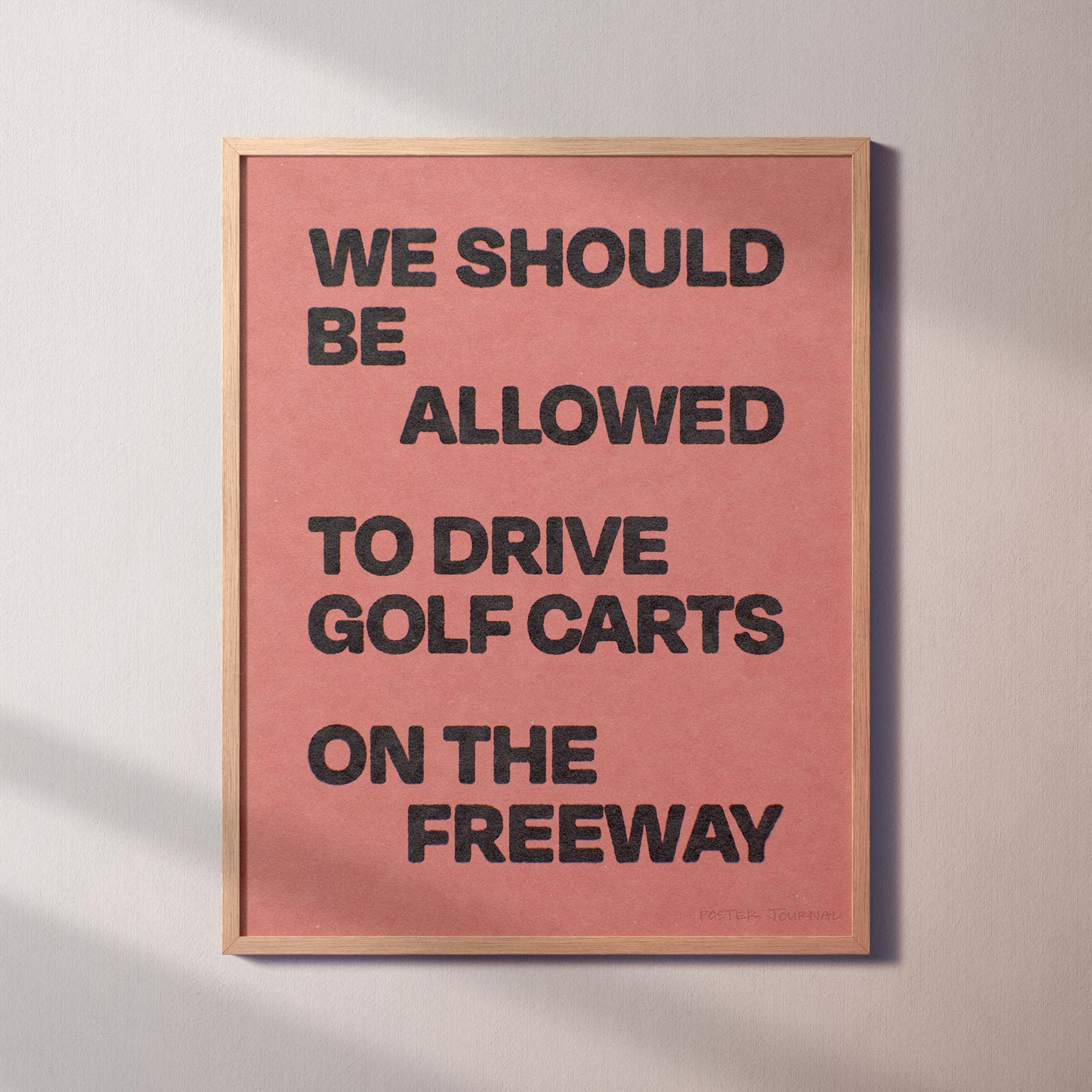 FREEWAY PRINT – Poster Journal
