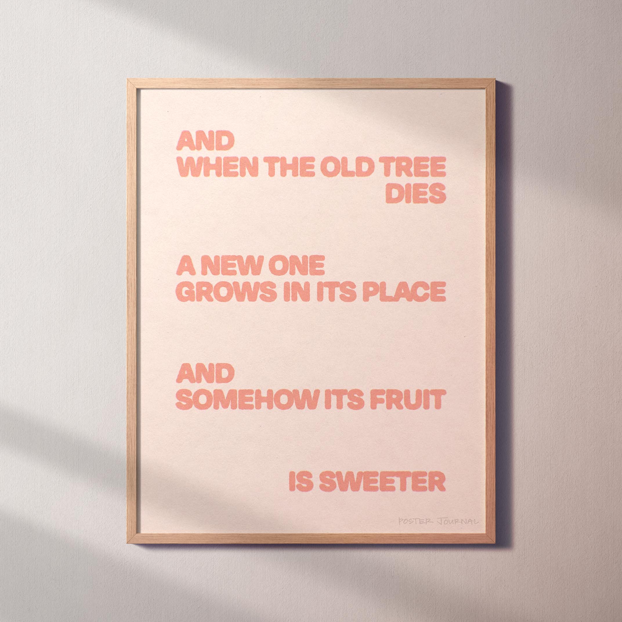 TREE PRINT – Poster Journal